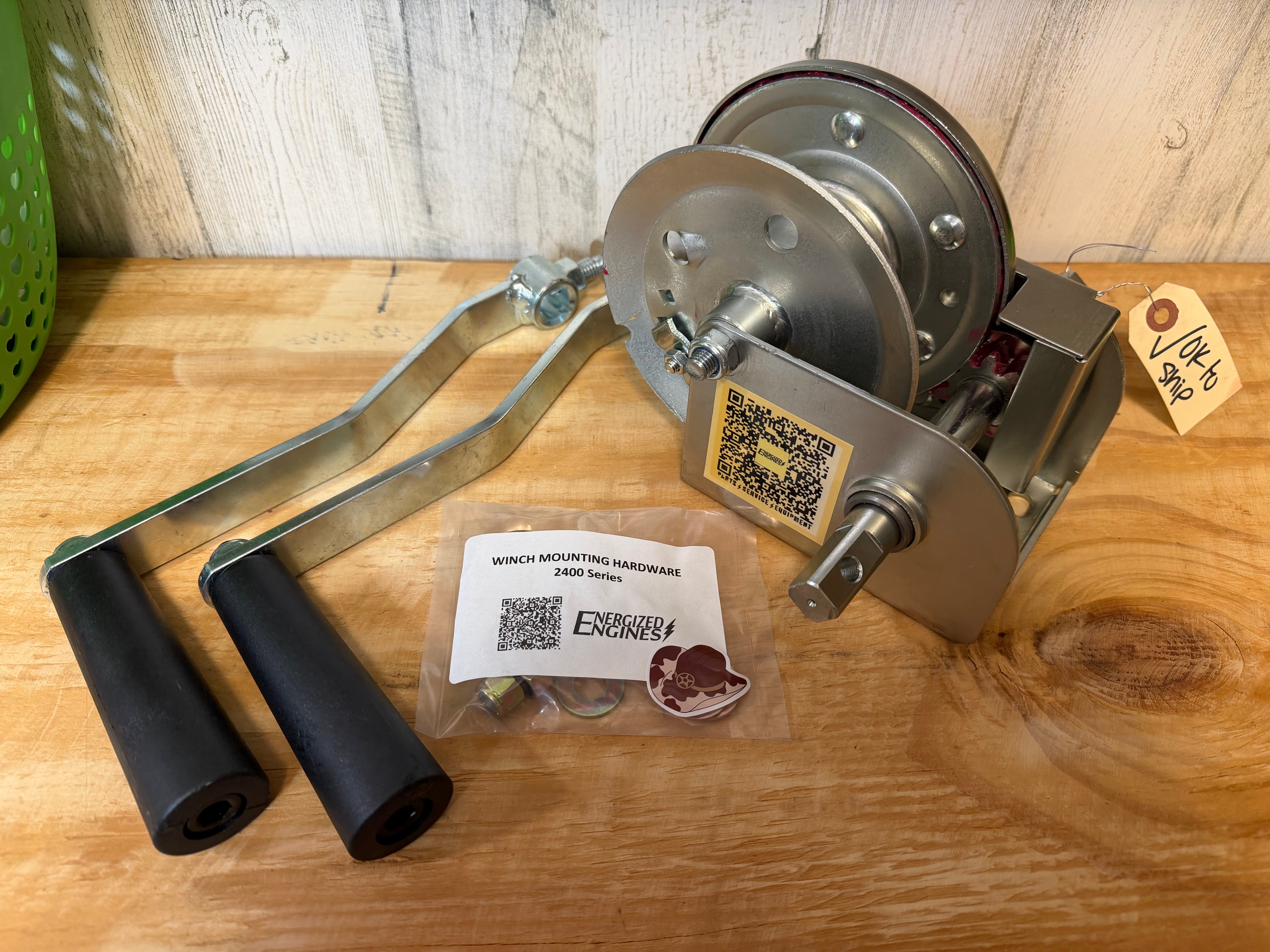Sumner 784785 WINCH ASSEMBLY 2400 LIFT WITH TWO HANDLES – Energized Engines